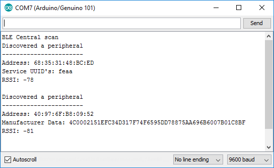 How To Parse Bluetooth Beacons Ibeacon And Eddystone With Arduino 101