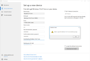 Installing Windows 10 IoT Core on a Raspberry Pi – andreasjakl.com