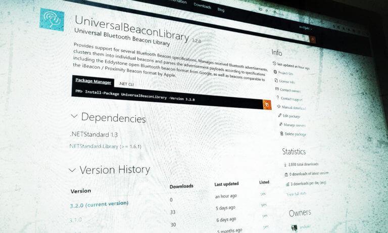 Cross-Platform Universal Bluetooth Beacon Library Evolves – andreasjakl.com