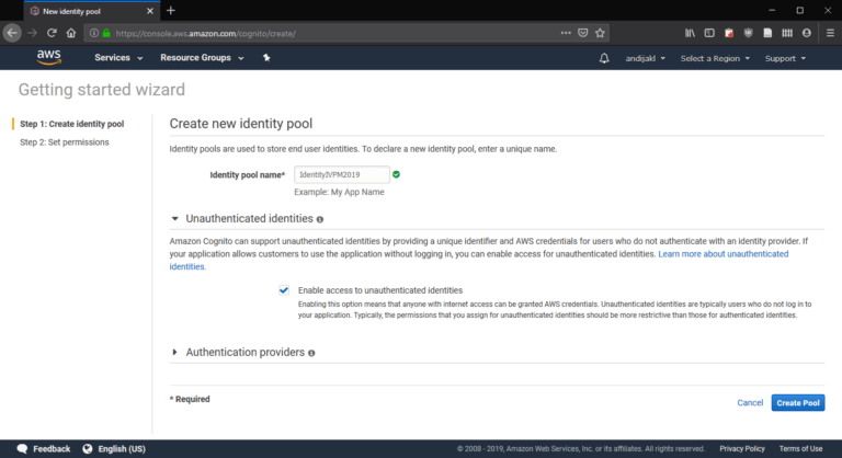 Using Amazon Sumerian in Trainings and Classrooms with AWS IAM – andreasjakl.com