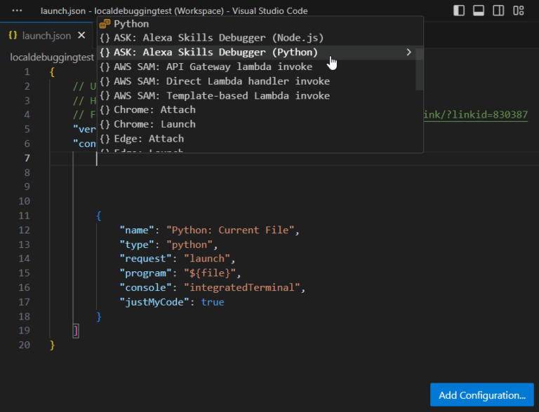 Local Debugging of Alexa Skills with Visual Studio Code – andreasjakl.com